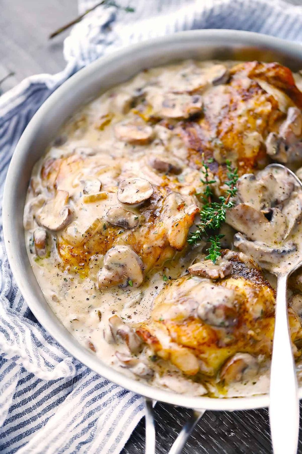 Weight Watchers Creamy Chicken Mushroom Casserole - Free Style in KItchen