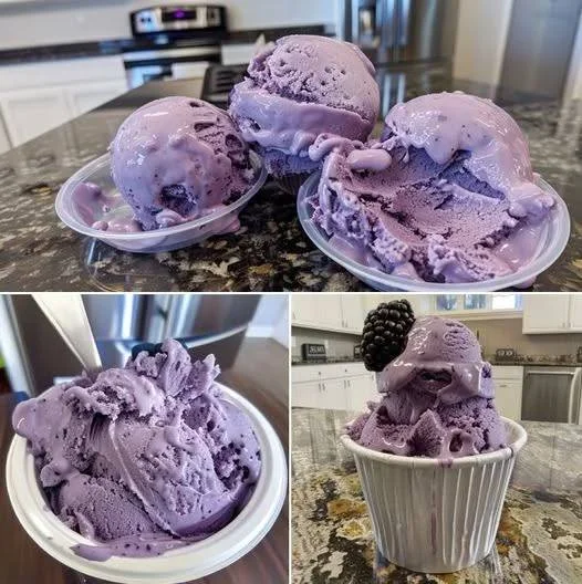 Zero Point Blueberry Ice Cream - Free Style in KItchen