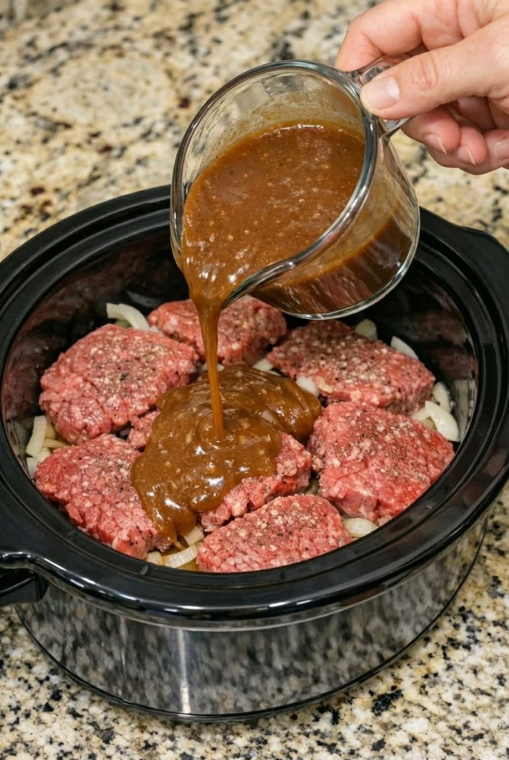 Slow Cooker Cube Steak & Gravy (Low Point) - Free Style in KItchen
