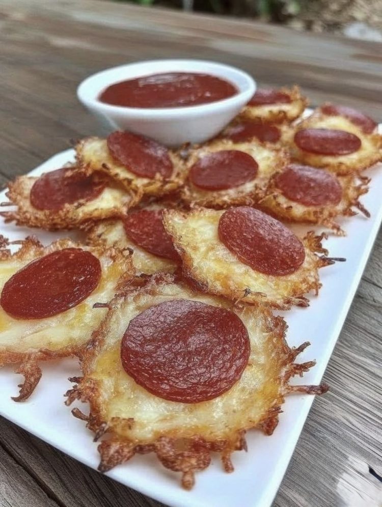 WW Crispy Pepperoni Pizza Cheese Chips - Free Style in KItchen