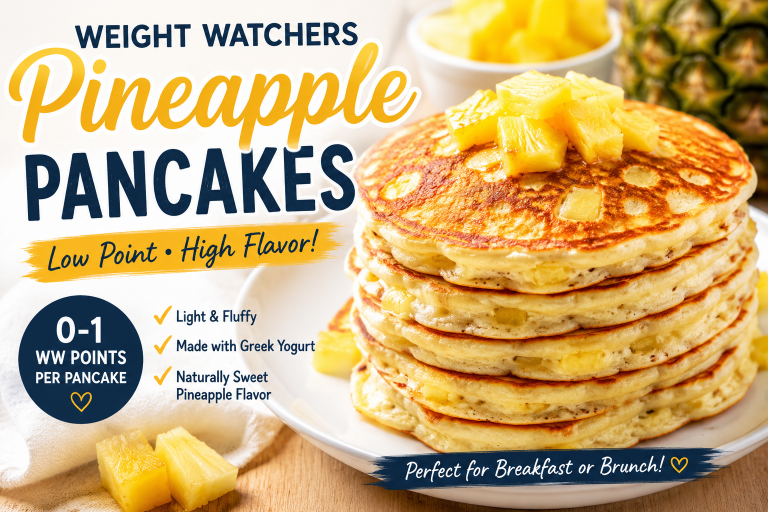 Weight Watchers Pineapple Pancakes - Free Style in KItchen